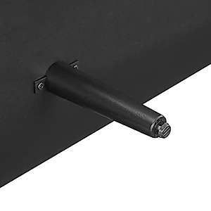 Crosley Furniture Everett Mid-Century Modern Sideboard, Matte Black