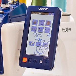 Brother Persona PRS100 Single Needle Embroidery Machine with 4-Spool Thread Stand and Free Arm Embroidery