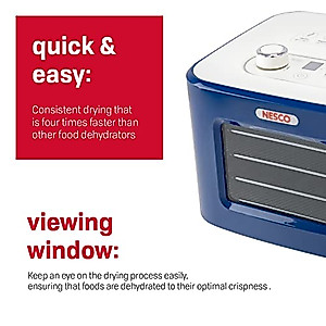 NESCO FD-41B Snackmaster Jr Food Dehydrator, 4 Trays, Blue