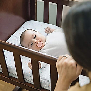 Baby Bassinet Mattress with Waterproof Top - Premium Quality Firm Breathable Foam - Fits 13x29 Baby Crib