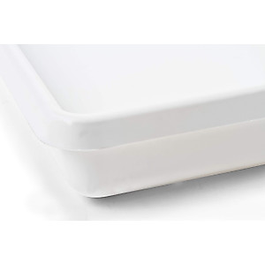 Camco 21007 20786 Low Profile Washing Machine Drain Pan, 30.5" x 34.5", White