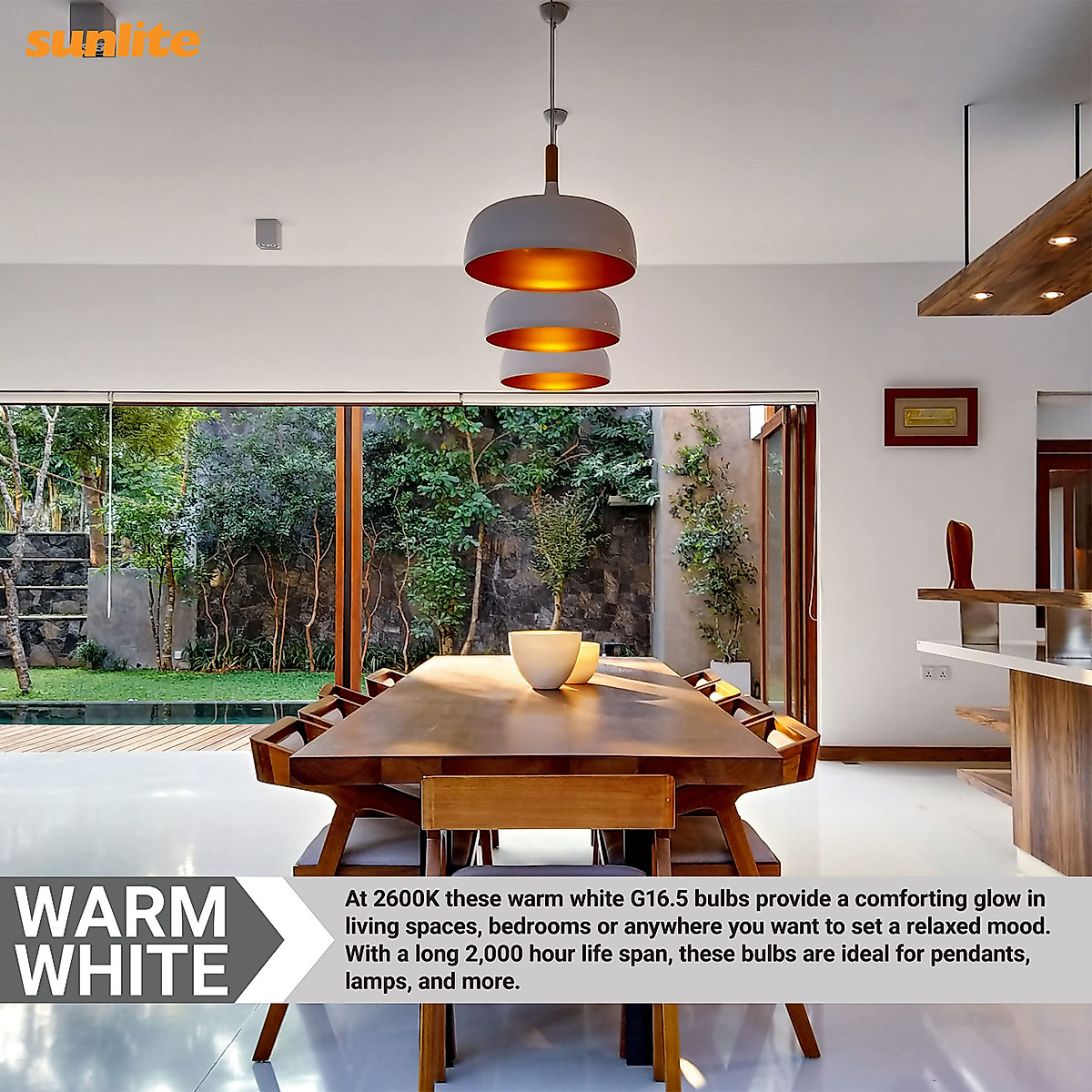 Sunlite G16.5 Incandescent Clear Globe Light Bulb, 15 Watts, 105 Lumens, 120 Volts, Candelabra E12 Screw Base, Title-20 Compliant, 2600K Warm White, 12 Pack