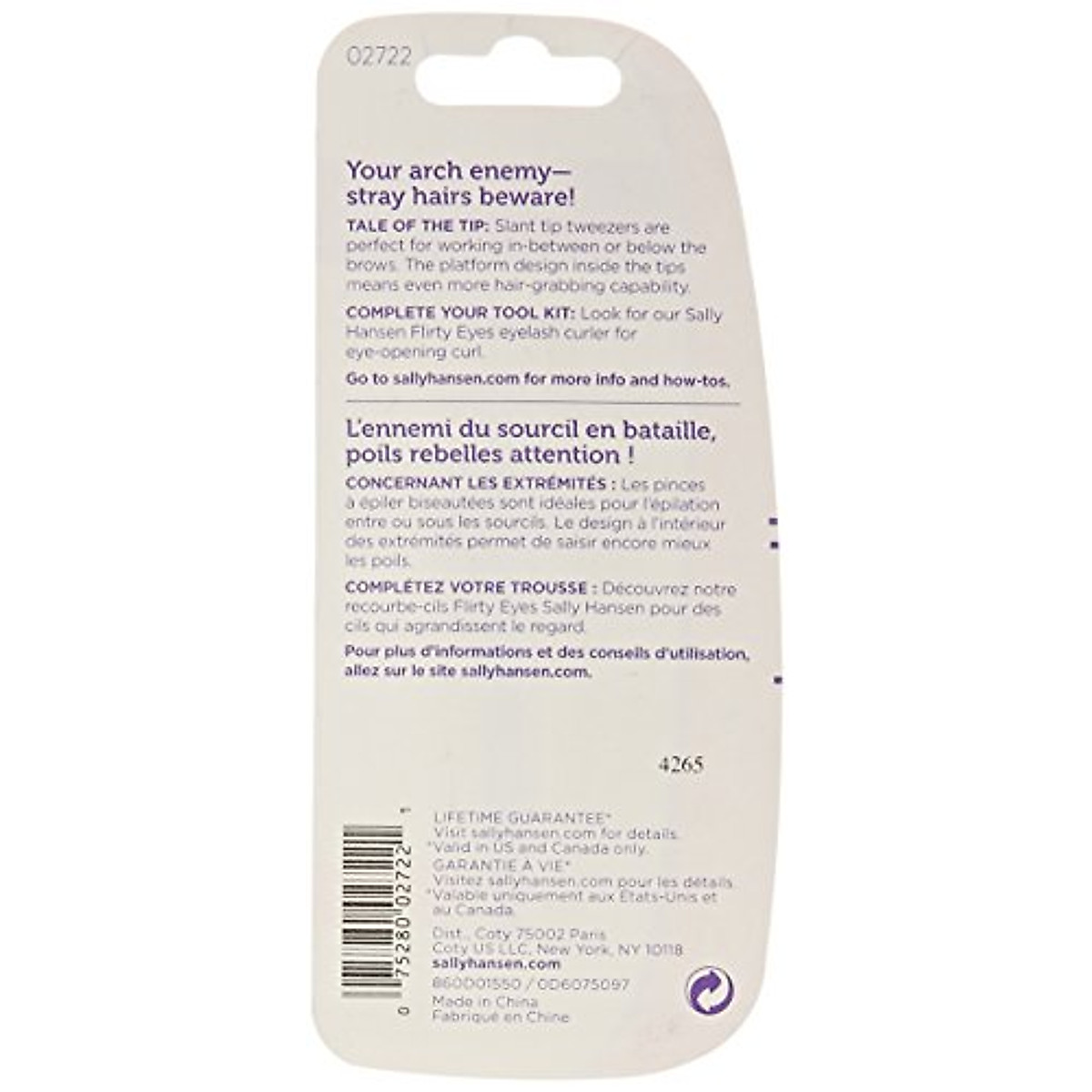 Sally Hansen Beauty Tools, Classic Slant Tweezer