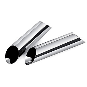 DS. DISTINCTIVE STYLE Cannoli Tubes Kit 12 Pieces Stainless Steel Canolli Shell Molds with Cake Ring Mold DIY Canoli Forms for Baking