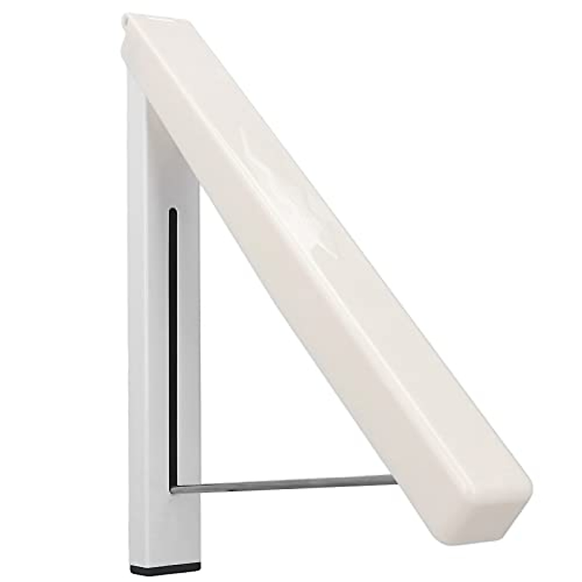 Wall Mounted Clothes Drying Rack, Multifunctional Folding Retractable Clothes Hanger Space Savers Coat Hanger Storage Organiser for Laundry Room, Bathroom, Balcony