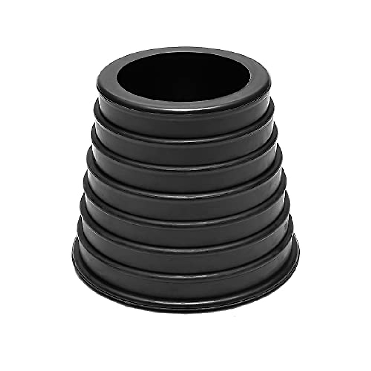 TUNAMAQU Umbrella Cone Wedge for Patio Table Hole Opening or Parasol Base Stand 1.9 to 2.7 Inch, Umbrella Pole Diameter 1.5 Inch/ 38 mm (Black), Umbrella hole adapter