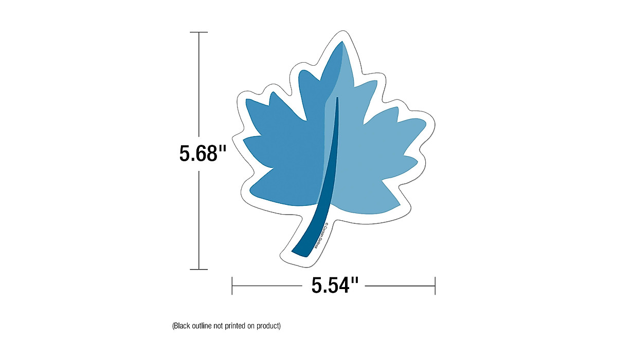 Colorful Fall Leaf Cutouts for Classroom Decor - Carson Dellosa