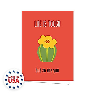 Motivational Quarantine Greeting Cards/Set Of 12 Day Brightening Cards / 5" x 7" Bright Encouraging Cards For COVID-19