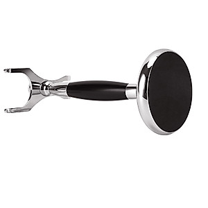 SANWA Grooming Shaving Kit for Men, Deluxe Stainless Steel Shave Razor and Brush Stand with Luxury Shaving Brush Ultra Heavy Acrylic & Steel Handle for Christmas Gift