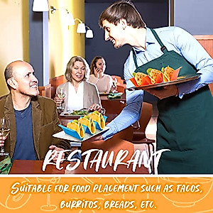 60 Pack Colorful Taco Holder Stands Plastic Large Taco Tray Plates Hold 2 or 3 Tacos Each Rack Server Hard Tortilla Holder for Party Platter Rack Dishwasher Microwave Safe