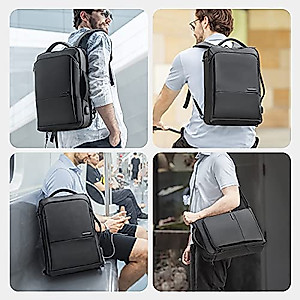 MARK RYDEN Business Laptop Backpack,3 in 1 Waterproof Shoulder Bag Handbag for Men and Women with USB Port for 15.6 Inch Laptop