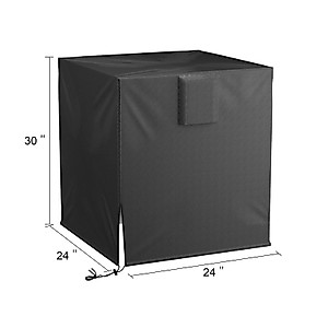 NEAGLORY Air Conditioner Cover for Outside, AC Unit Covers Outdoor Fits up to 24X24X30 Inch, Durable Waterproof Windproof and Snowproof Design