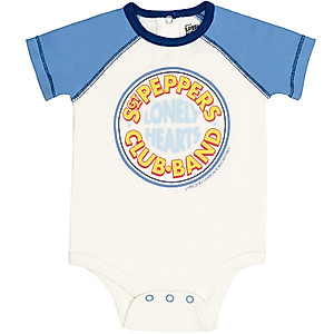 Lyrics by Lennon and McCartney Newborn Baby Boys 5 Pack Bodysuits Yellow/Red/Blue Newborn