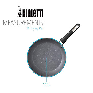 Bialetti Nonstick Impact, 10 in. Saute Pan, Gray