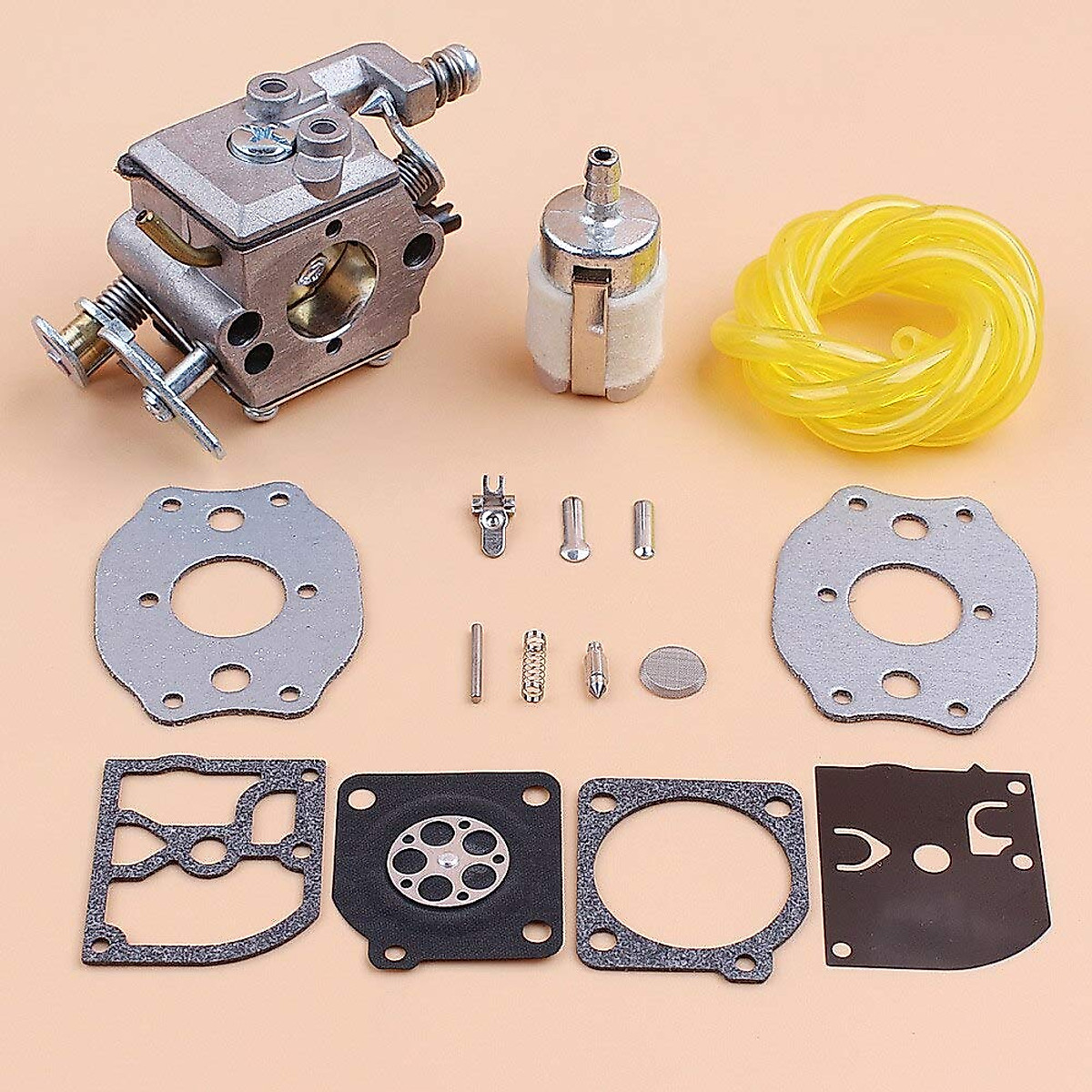 Laliva tools - Carburetor Carb Repair Kit Fit Husqvarna 36 41 136 137 137E 141 142 142E Chainsaw C1Q-W29E 530071987 530019172 530035482