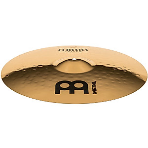 Meinl 18" Medium Crash Cymbal - Classics Custom Brilliant - Made in Germany, 2-YEAR WARRANTY (CC18MC-B)