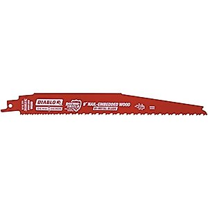 Diablo DS0912BW25 Demo Demon 9 in. Reciprocating Saw Blade for Metal (25-Pack)