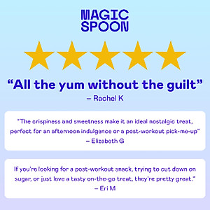 MAGIC SPOON Treats - High Protein, Low Carb, Keto Friendly, Low Sugar, Gluten Free, Crispy Protein Bar Cereal Bar, On-The-Go Healthy Snack (Chocolate PB, 8 Bars)