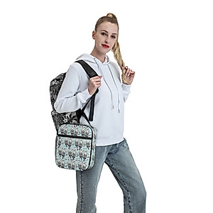 Sea Otters Lunch Box For Women Men Girls Boys,Reusable Insulated Portable Lunch Bag,Leakproof Cooler Adjustable Handle Large Capacity Meal Tote Bag For Work Picnic School Travel