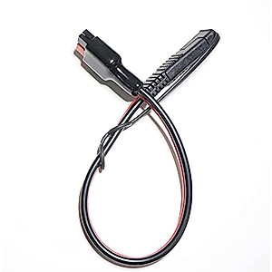 NEWZINIU with Waterproof and Dustproof Cover SAE TOandersonPort Adapter 12AWG Cable，for Pre-Wired RV Boat Charge Battery Solar Panel-30cm/0.98ft