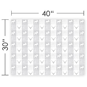 Baby Blankets for Boys & Girls, Soft Minky Blanket 30x40 | 2-Pack of Large Baby Blankets Unisex | for Travel, Nursery, Stroller, Swaddle or Receiving Blankets (Woodland)