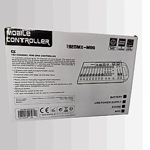 Dmx Console,Universal DMX-512 Controller 192 DMX 512 Stage DJ Light Controller 240 Different Scenes Dmx512 Console Applicable to 3-Pin DMX Cable for DJs Bands Bars Pubs Clubs Family Party Wedding etc…