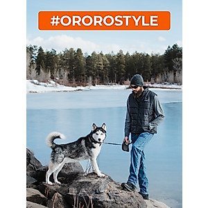 ORORO Men's Tall Size Heated Vest with Battery Pack, Puffer Heating Vest (Charger Not Included) (Black, XLT)