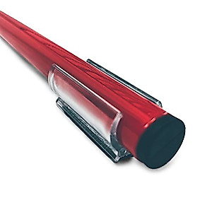 MetCrafted Desktop Art Drying Rack, Red, Eight-Shelf