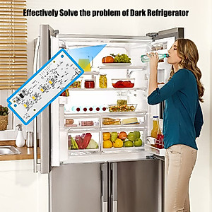 W10515058 Main LED Light and Driver Fit for Whirlpool Kenmore Maytag Kitchenaid, Only PCD Board, Replacement WPW10515058, PS11755867, W10522611, 3021142, W10465957, AP6022534