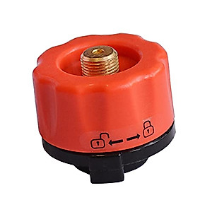 Esquirla Gas Tank Adapter Converter, Camping Stove Connector Furnace Adapter Converter Cylinder Canister Valve for Backpacking,Burner,Grilling,Garden