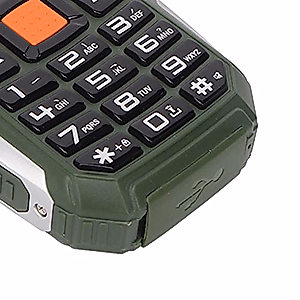 Q1 Cell Phone Powerful Speakers 2.4 Inch HD Screen SOS Button Q1 Cell Phone Unlocked Large Keys Elderly Outdoor Use (US Plug)