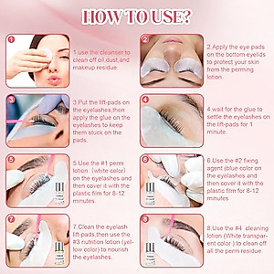 YIMEIR Lash Lift Kit Eyelash Perm Kit,Premium Home Lash Lifting Kit with Whole Tools,Lash Lifts,Lash Curling,Suitable for Salon(Upgraded Version)