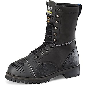 Matterhorn Men's 10" Waterproof NON-Insulated Contourical¬ Internal Metguard Boots, Black, 9 M