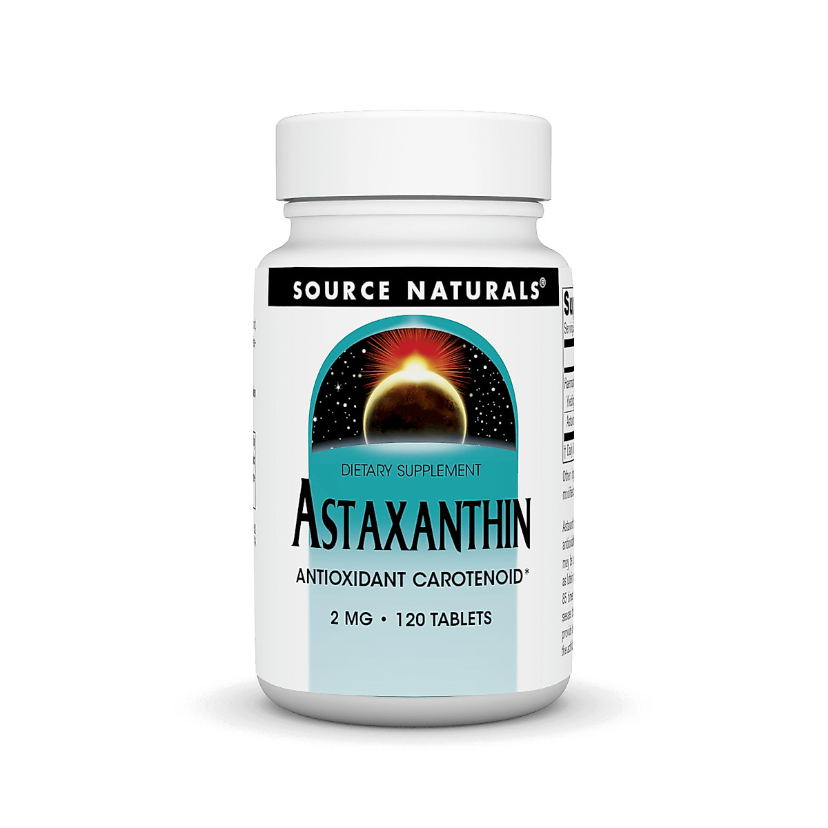 Source Naturals Astaxanthin, Antioxidant Carotenoid, 2mg - 120 Tablets