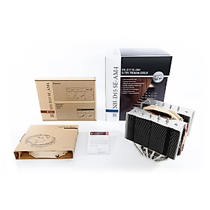 Noctua NH-D15 SE-AM4 CPU Cooler with NA-HC4 chromax.White Heatsink Covers