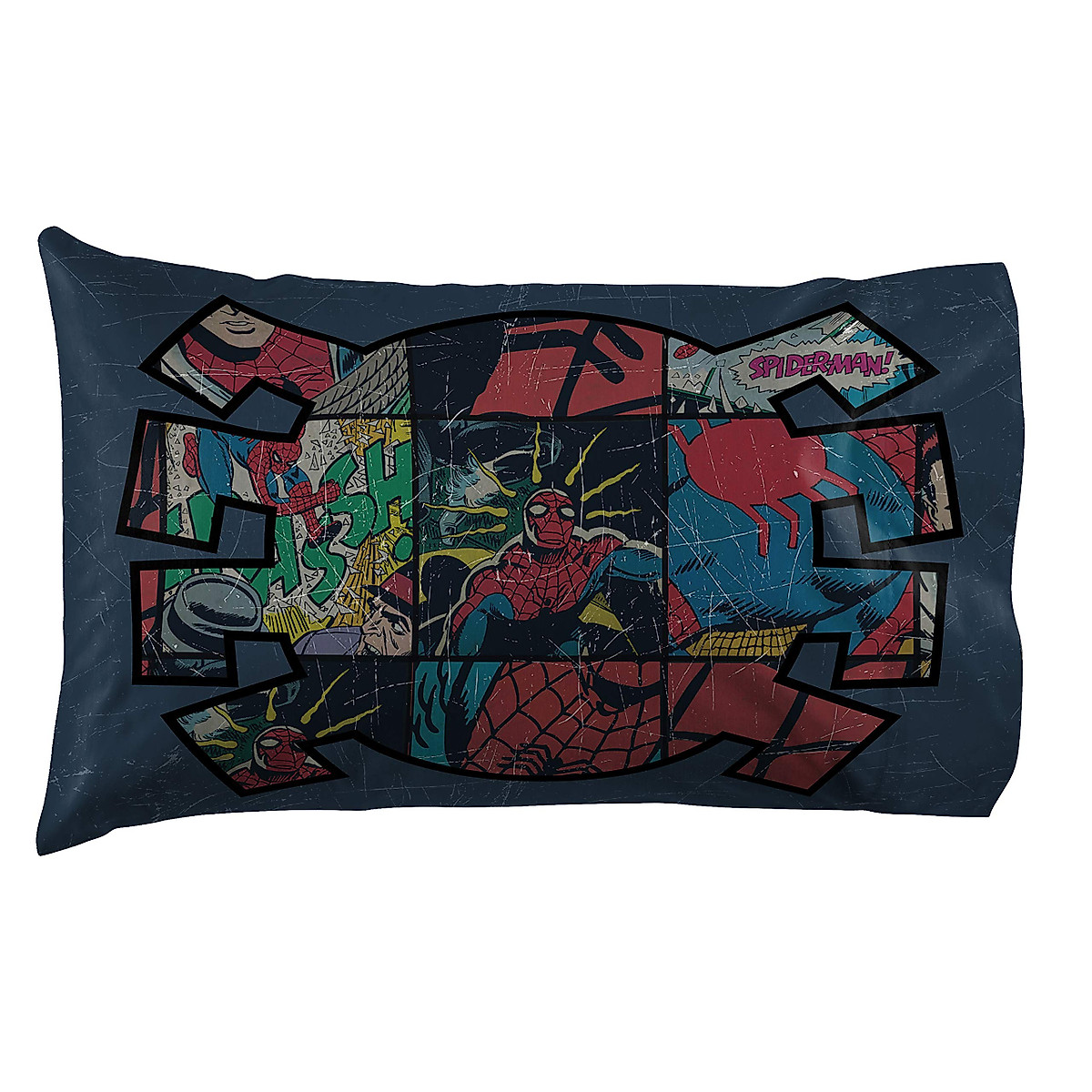 Marvel Spiderman 'Jump Kick' 3 Piece Twin Sheet Set