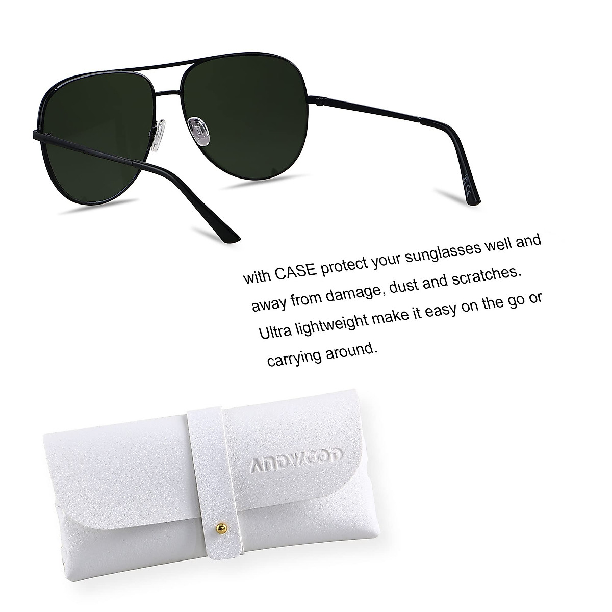 ANDWOOD Oversized Aviator Sunglasses for Women Big Large UV Protection Fashion Sun glasses UV Protection Black Mirrored Purple Shades