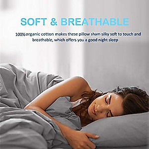 Cotton Star 100% Organic Cotton 600 Thread Count Pillowcases Premium Ivory Cotton Pillowcases, Body Pillowcase Pillow Covers, 20 x 72 inch (Body Pillow Case - 20" x 72", Ivory)