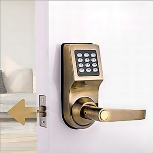 GOODUM Door Locks with Handle, keyless Door Locks, biometric Locks, Numerical keypad Door Locks, keypad Locks with Handle