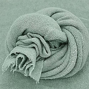 Newborn Posing Wrap Newborn Photography Props Soft Stretch Knit Blanket Handmade Wrap for Baby Boys Girls Photoshoot