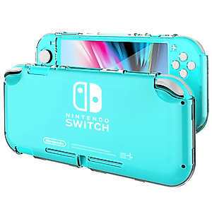 Clear Case Transparent Hard Shell Protector Cover Compatible with Nintendo Switch Lite Console