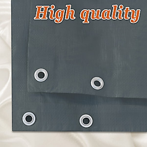 Strong Camel Carport Conopy Cover 10'x20' Replacement for Car Tent Outdoor Top Garage Shelter with Ball Bungees, Grey (Only Cover, Frame Not Included)