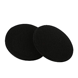 On-Ear Cushions 59mm/2.3" Foam Ear Pads Headphone Headset Covers, Round (5 Pairs) Pack of 10