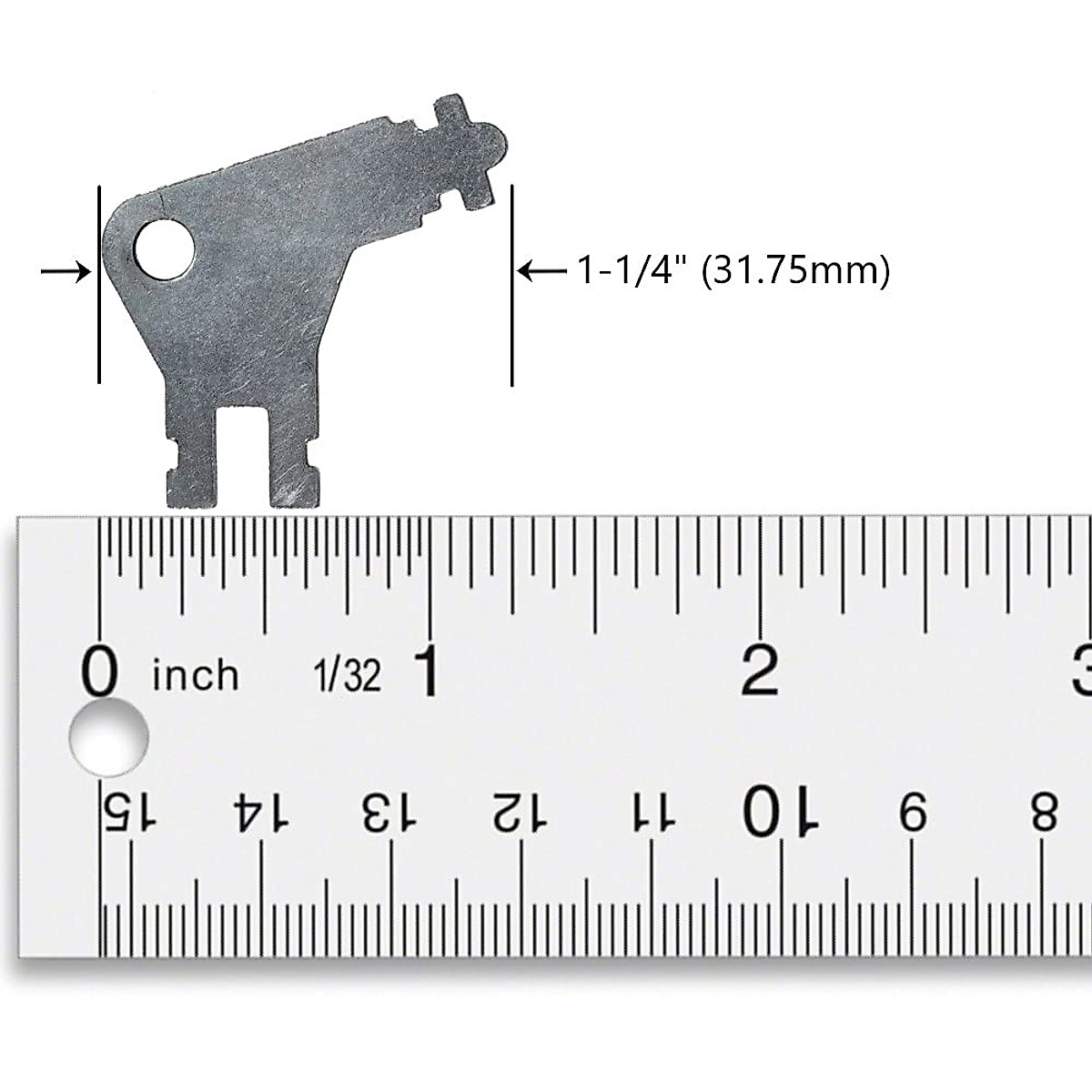 Non Applicable Commercial Paper Towel Dispenser Key Compatible with Georgia Pacific Paper Towel and Toilet Paper Dispensers, 5-pk