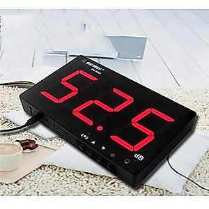 SNDWAY SW-525A 30-130dB Digital Sound Level Meter with Large LCD Display Noise Meter Decibel Wall Mounted Hanging (525A)