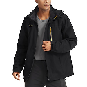 MAGCOMSEN Mens Windbreaker Jackets Rain Jacket Climbing Waterproof Jacket Travel Lightweight Jacket Cycling Jacket Outdoor Coats