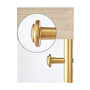 NEOCHY Heavy-Duty Hangers, Carbon Steel Clothing Display Racks, Open Balconies, Cloakroom Drying Racks, Men's and Women's Clothing Store Display Racks/Rose Gold/120Cm