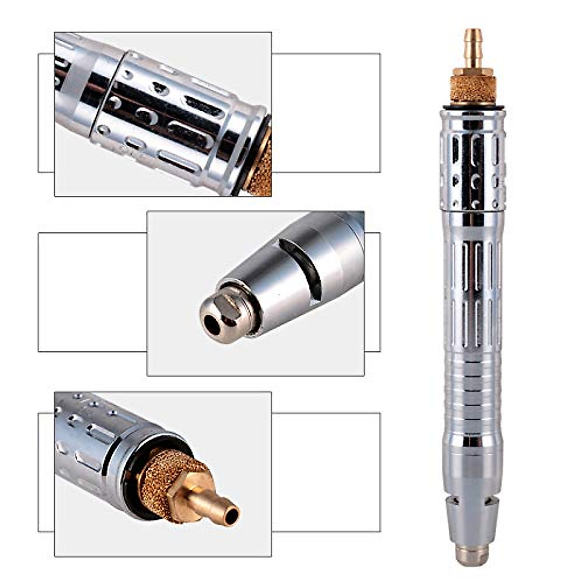 Oudtinx Air-powered Micro Die Grinder, Pencil Style | 65,000 RPM | 1/8" (3mm) Capacity