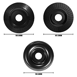 CSOOM Wood Turbo Carving Disc 13 Pieces Set for Wood Cutting, Grinder Cutting Wheel Attachments