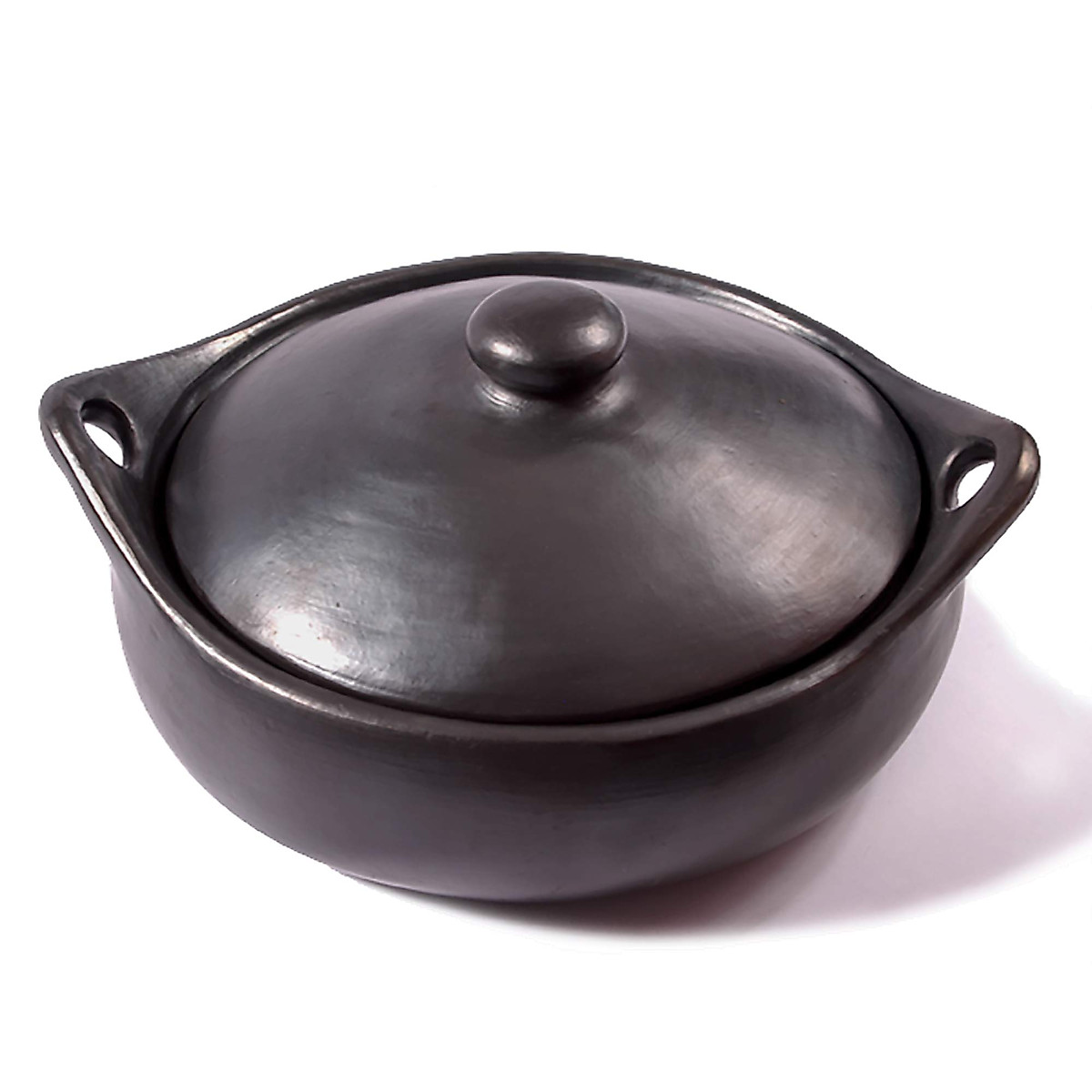 Ancient Cookware Oval Chamba Clay Casserole, Small, 2.5 Quarts